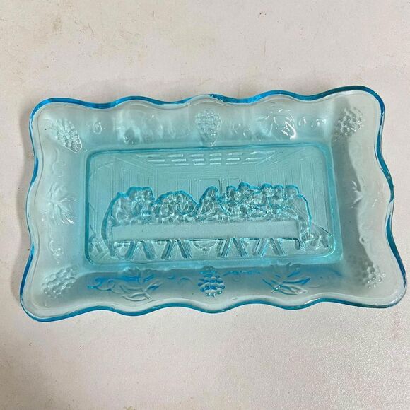 Indiana Glass | Accents | Vintage Indiana Tiara Glassware Blue Last ...
